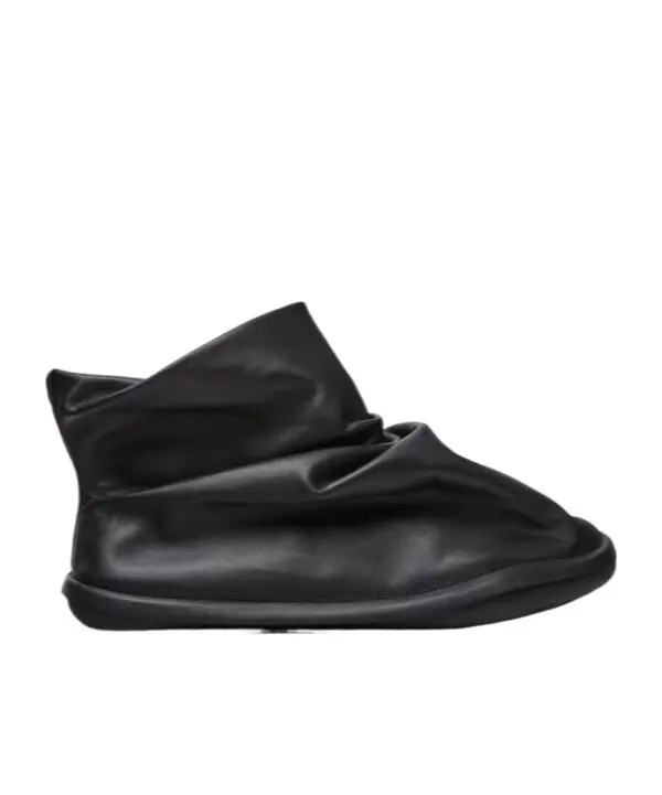 Camper X Issey Miyake Gathered Ankle Boots - Black