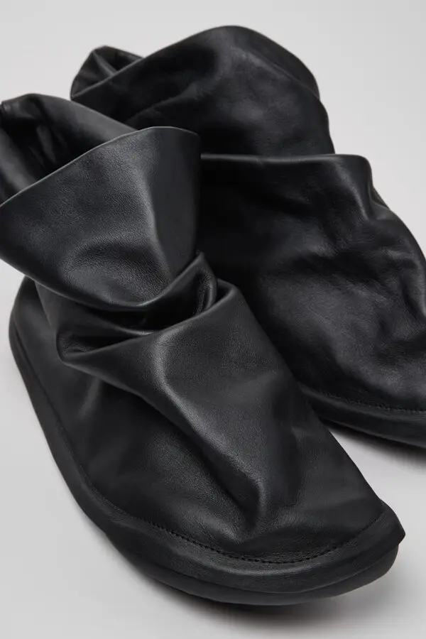 Camper X Issey Miyake Gathered Ankle Boots