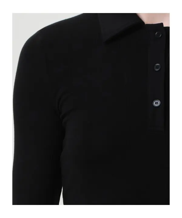 AGOLDE Collared Long-sleeve Top
