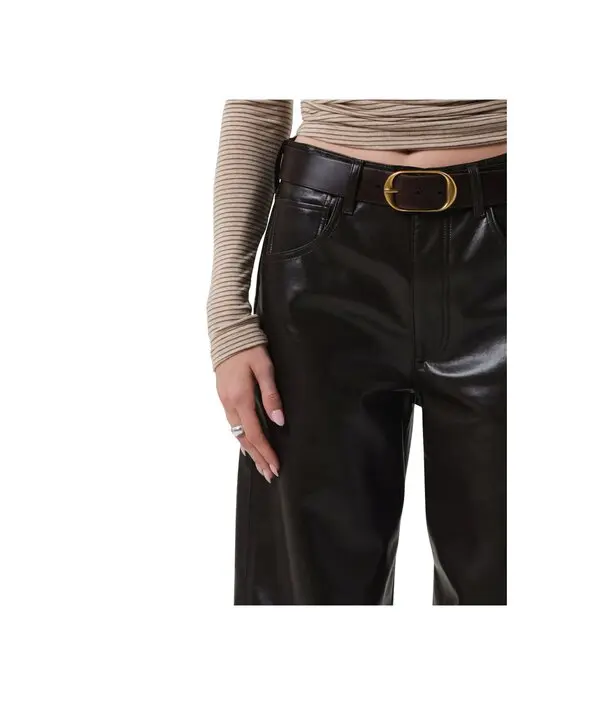 Citizens Of Humanity Ayla Leather Baggy Pants