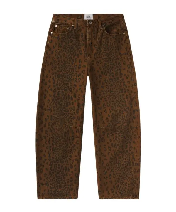 Citizens Of Humanity Miro Wide Leg Jeans Cheetah - Brown