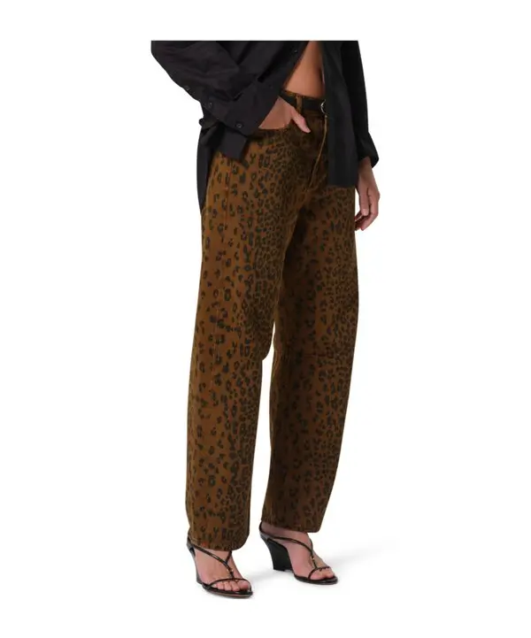 Citizens Of Humanity Miro Wide Leg Jeans Animal Print