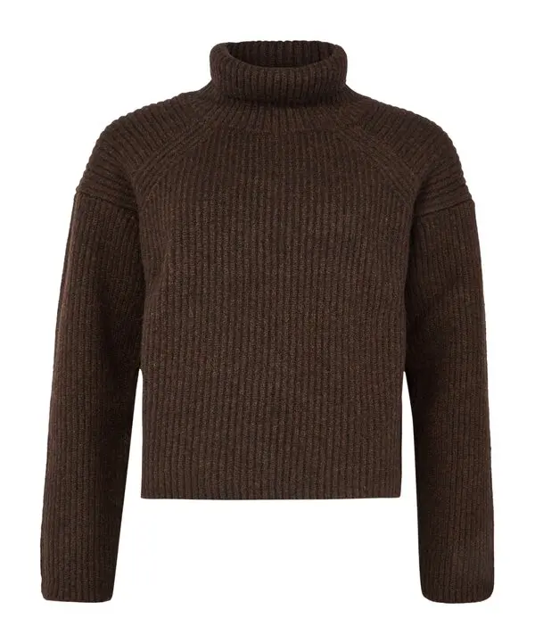 Soeur Wool Turtleneck Sweater - Black
