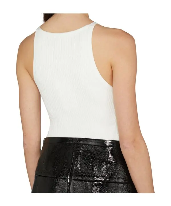 COURREGES Ribbed-knit Vest
