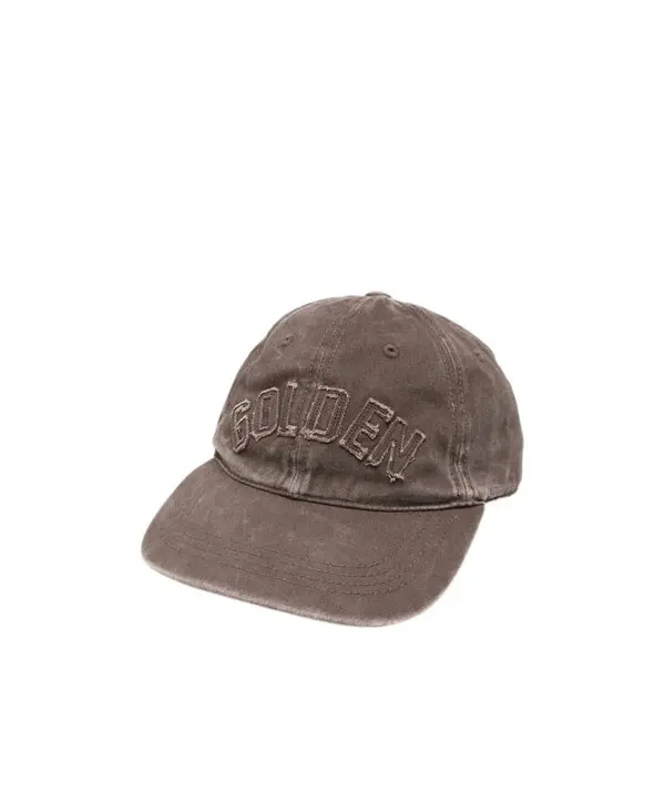 GOLDEN GOOSE Distressed-effect Baseball Cap - Brown