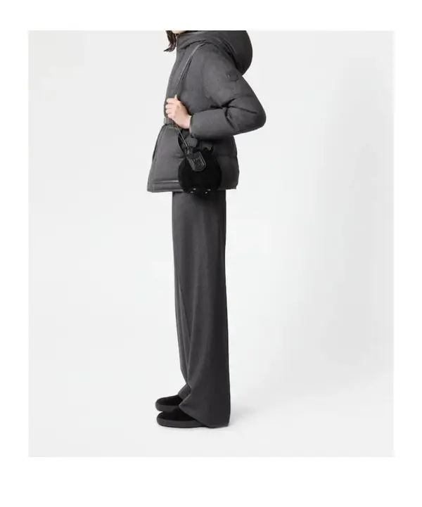 TOD'S Micro Shearling Bucket Bag