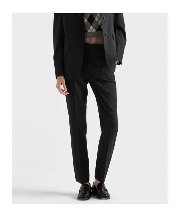 Prada Light Wool Tapered Pants
