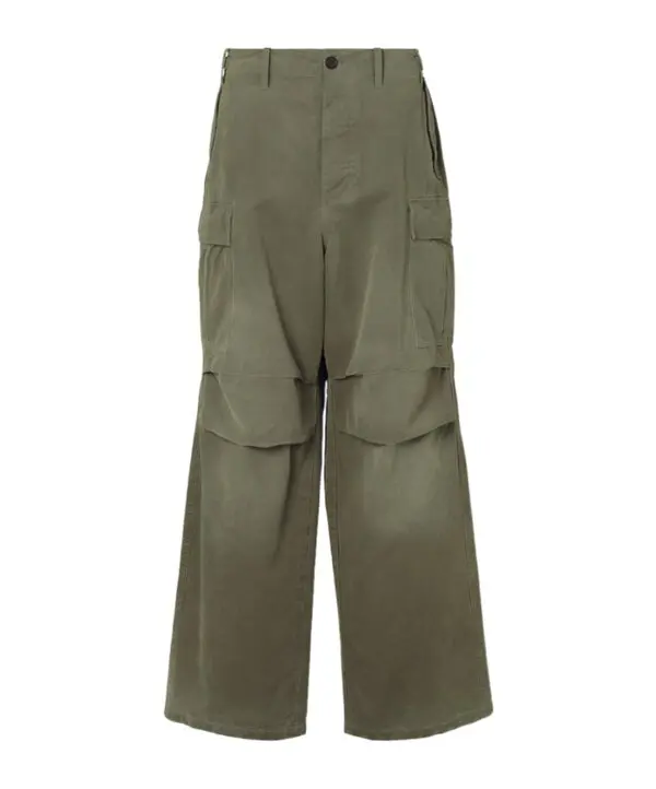 Fendi Trousers Cotton Trousers - Green
