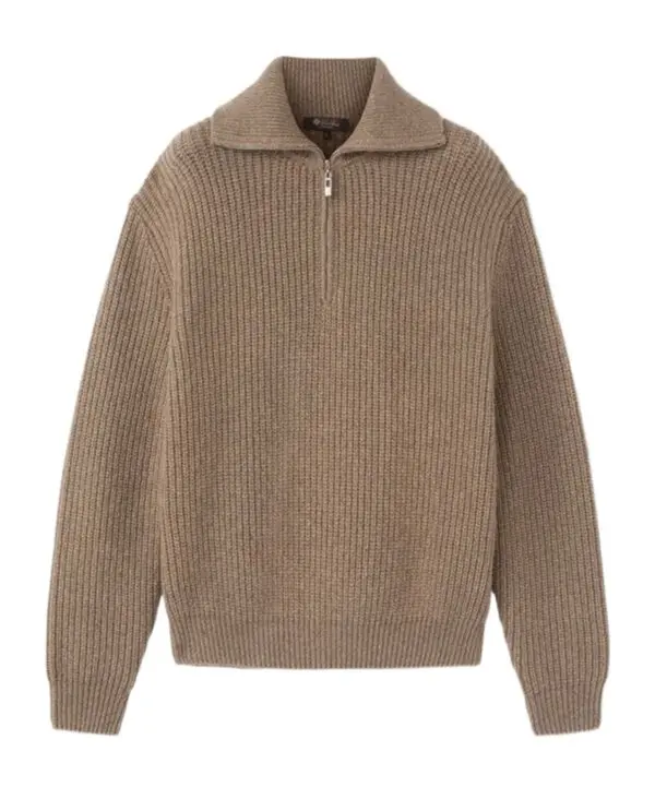 Loro Piana Long-sleeved Sweater - Grain Tan