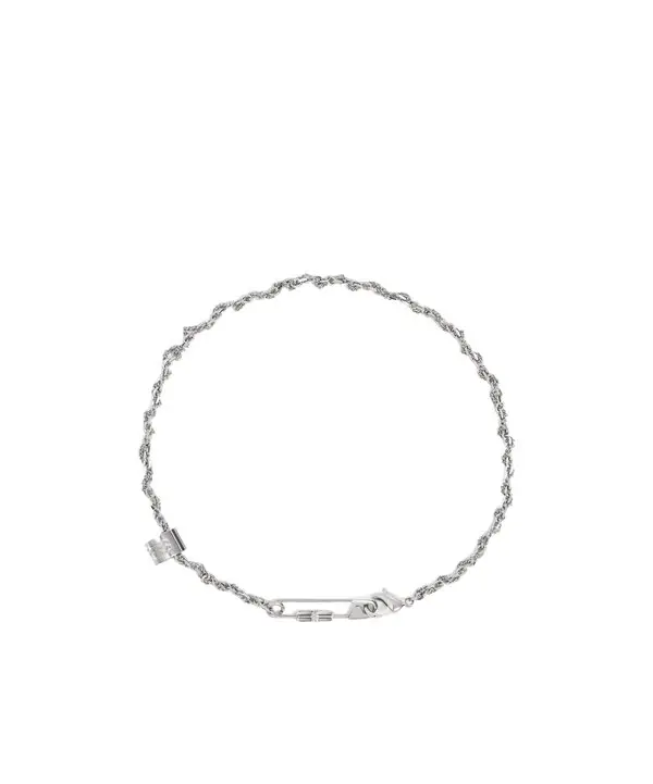 Balenciaga Diy Pin Necklace - Silver