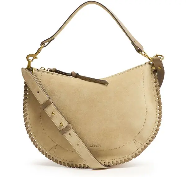 Isabel Marant Étoile Oskan Soft Zipped Shoulder Bag By