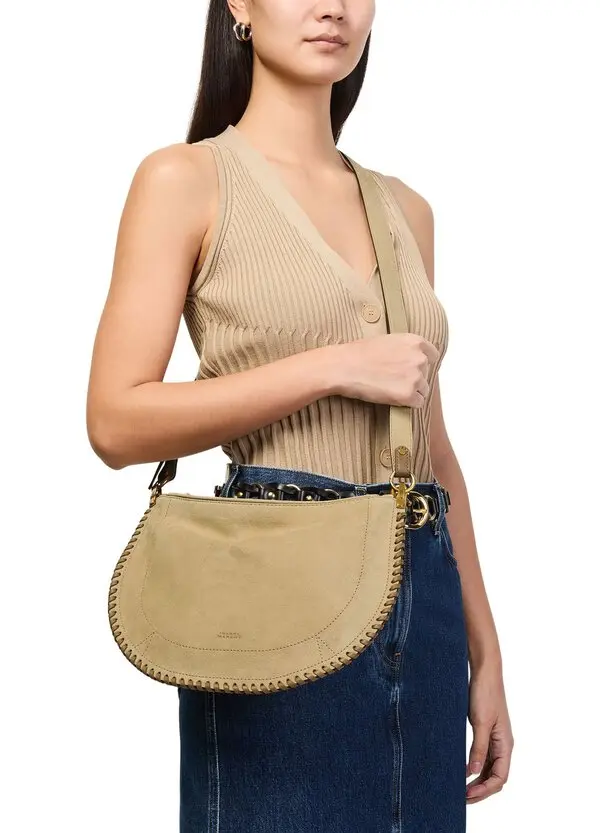 Isabel Marant Étoile Oskan Soft Zipped Shoulder Bag By