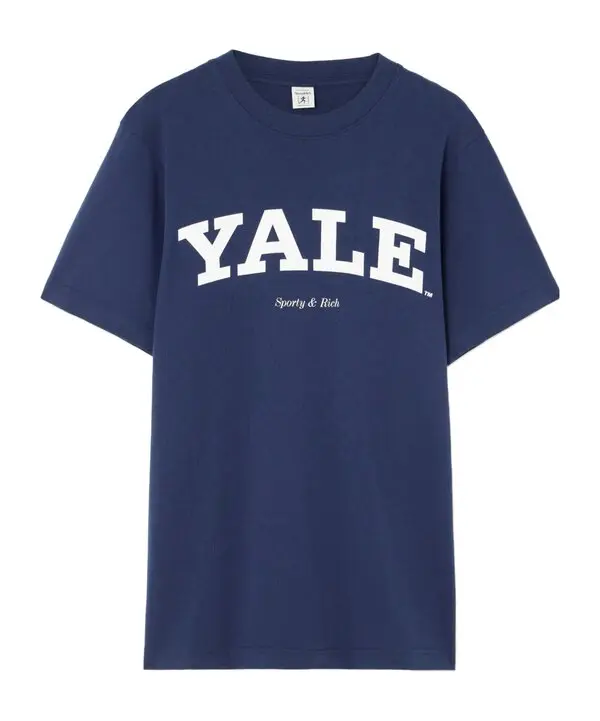 SPORTY  RICH Crew Neck T-shirt