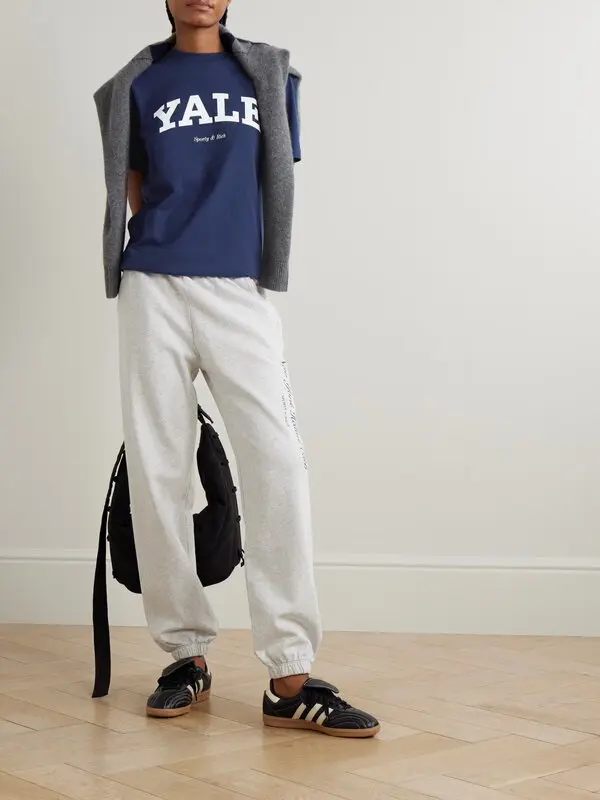 SPORTY  RICH Crew Neck T-shirt