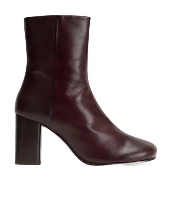 LEMAIRE Anatomic Zipped Ankle Boots - Ristretto