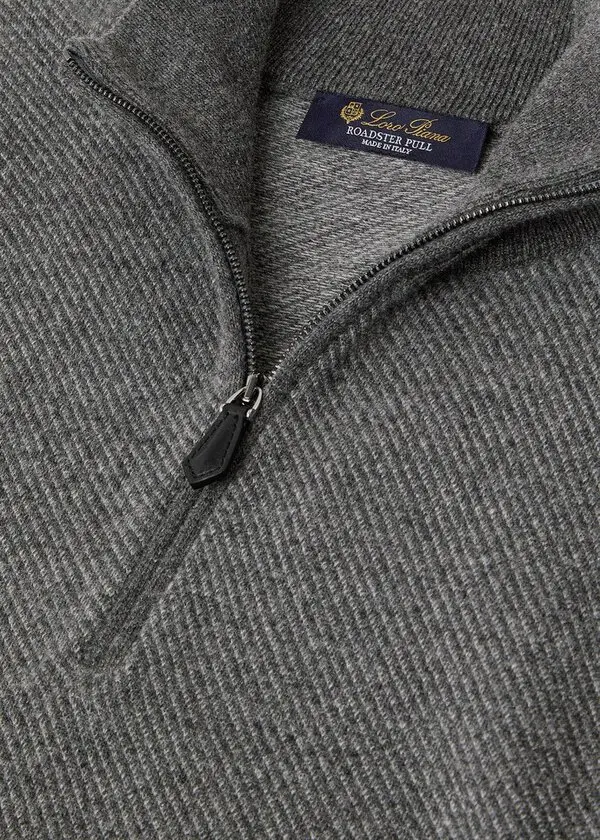 Loro Piana Roadster Quarter Zip Sweater - No