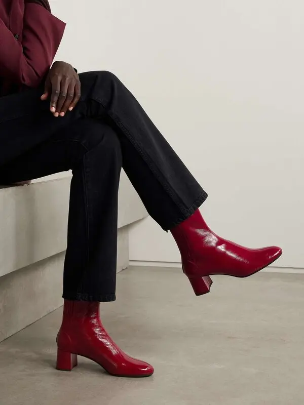 AQUAZZURA Leather Block-heel Boots
