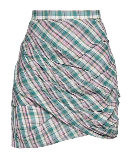 Isabel Marant Étoile Checked Mini Skirt - Multicolor