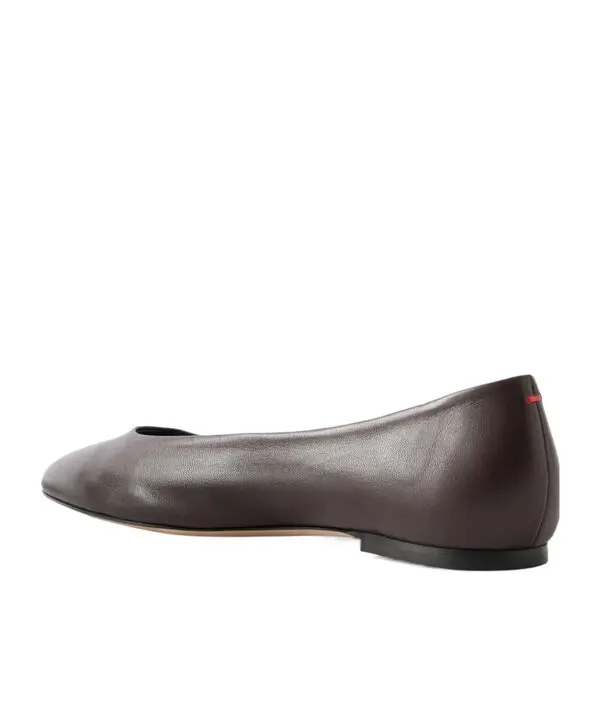 AeydĒ Solid Leather Ballet Flats