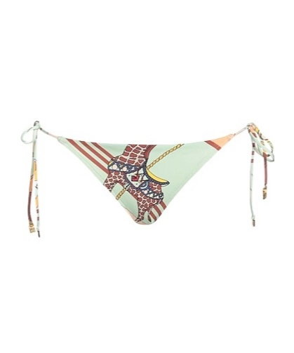 Tory Burch Colorful Printed Drawstring Swim Trunks - White