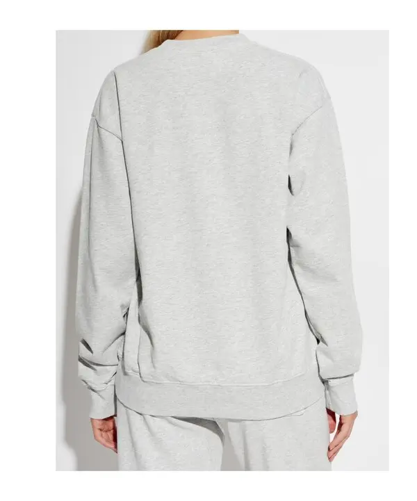 SPORTY  RICH Sporty Rich Varsity Crest Crewneck Sweatshirt