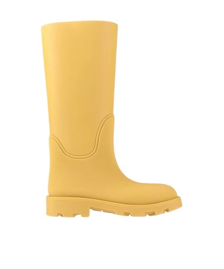 Burberry Tall Rain Boots - Yellow