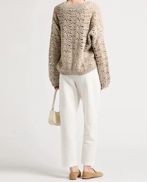 Brunello Cucinelli Openwork Sweater