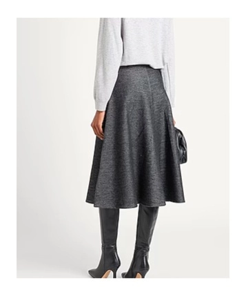 MAXCO. Flared Midi Skirt