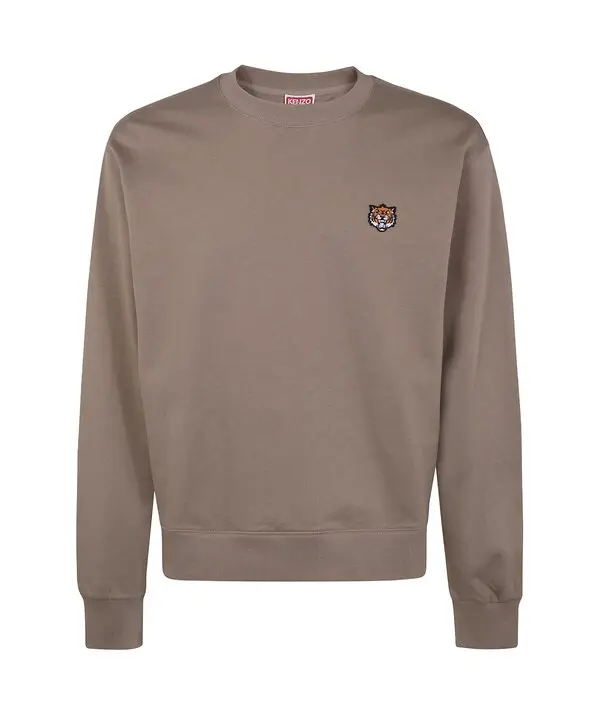 Kenzo Logo Patch Crewneck Sweatshirt
