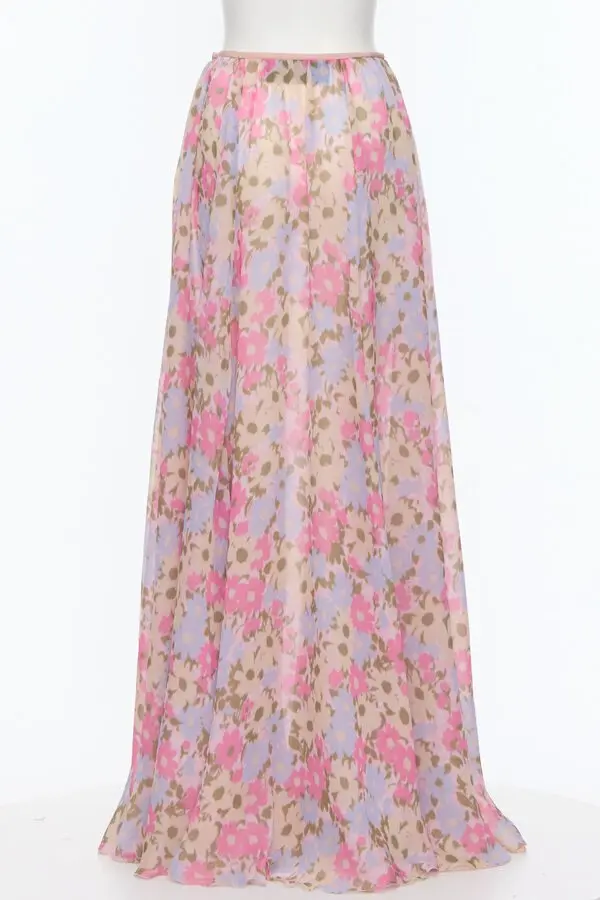 Valentino Garavani Floral Midi Skirt
