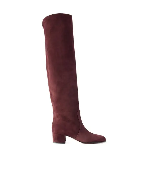 GIANVITO ROSSI Suede 45 Over-the-knee Boots