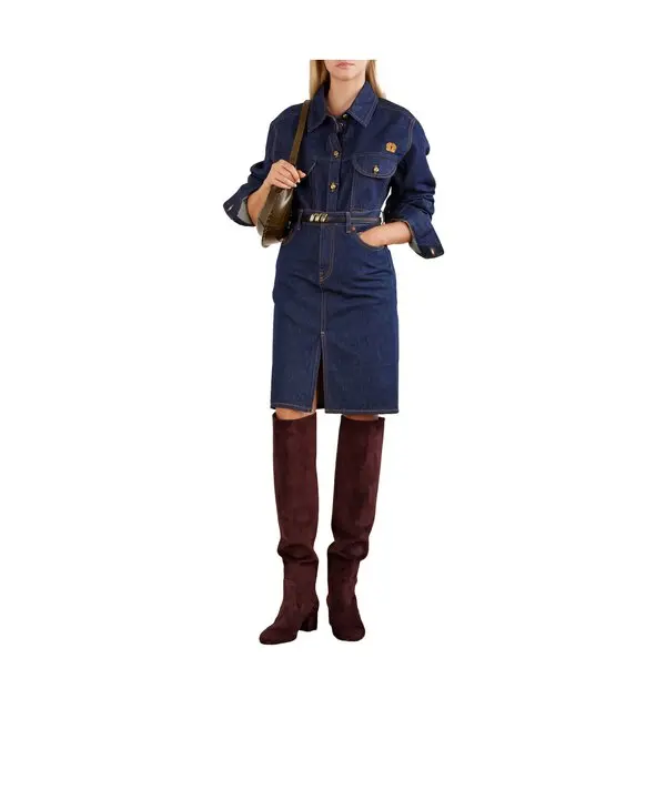 GIANVITO ROSSI Suede 45 Over-the-knee Boots