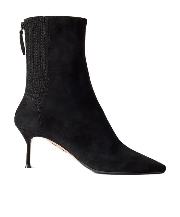 AQUAZZURA High Heel Ankle Boots - Black
