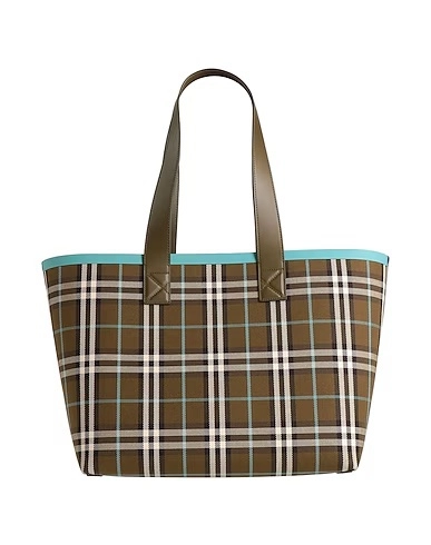 Burberry Large Printed Canvas And Leather Tote Bag