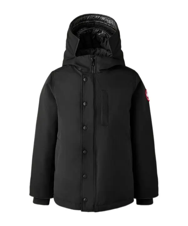 Canada Goose Parka With Hood And Reflective Details - Black