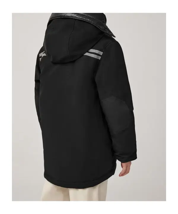 Canada Goose Parka With Hood And Reflective Details