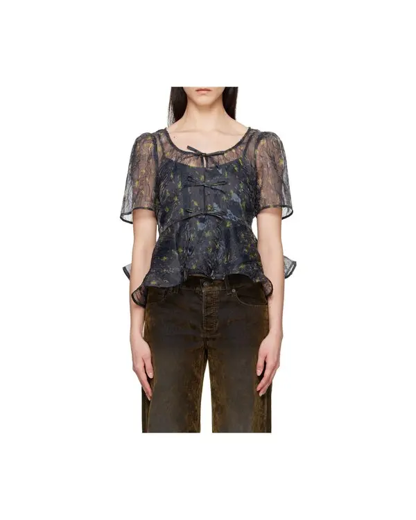 GANNI Peplum Blouse
