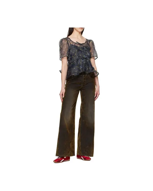 GANNI Peplum Blouse