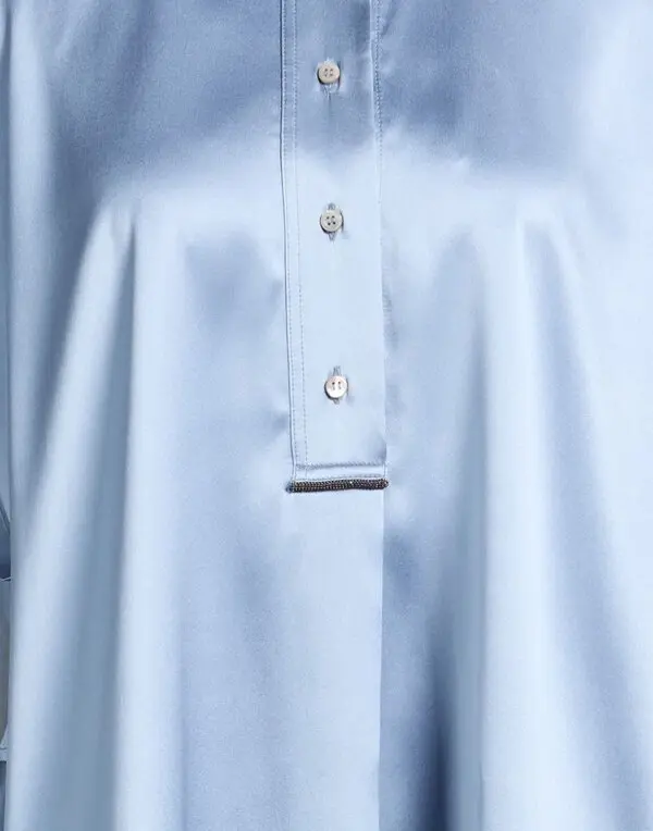 Brunello Cucinelli Short Sleeve Shirt - Blue