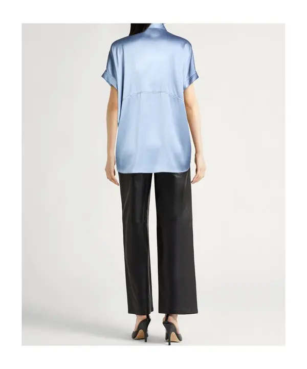 Brunello Cucinelli Short Sleeve Shirt - Blue