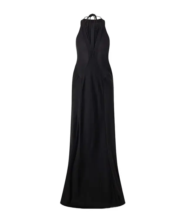 Victoria Beckham Pleated Dress - Black