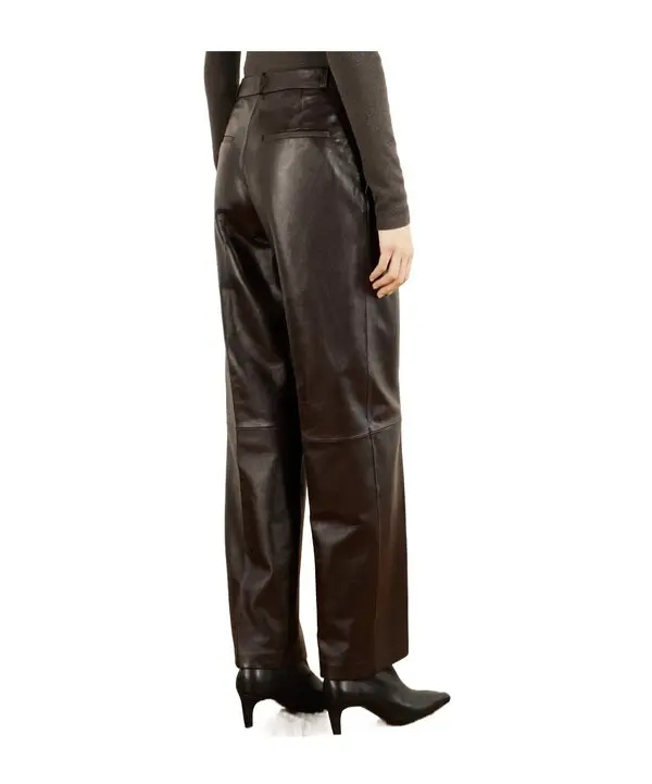ARMA Palermo Leather Straight-leg Pants