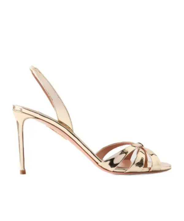 AQUAZZURA Strappy High-heeled Sandals - Nude