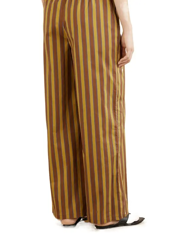 Staud Cotton Vertical Stripe Trousers