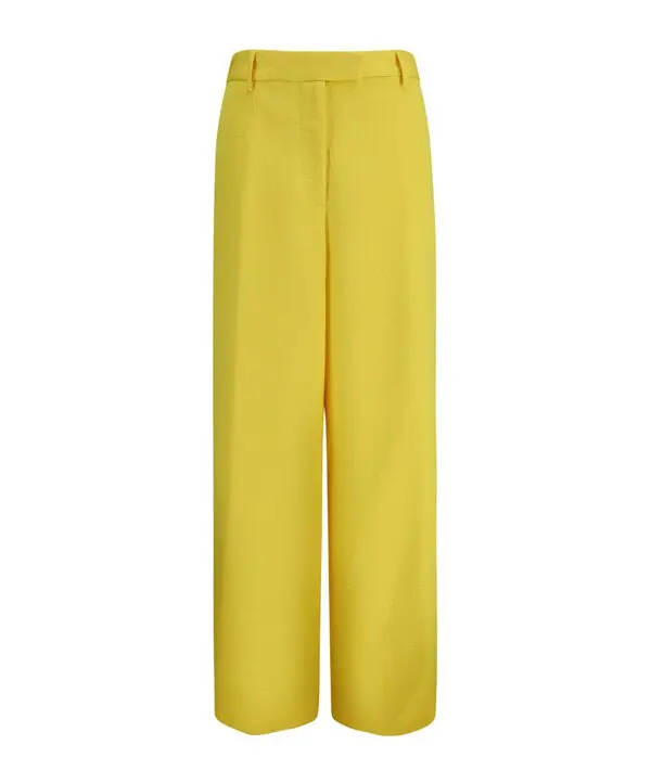 Dries Van Noten Wide-leg Jacquard Pattern Pants