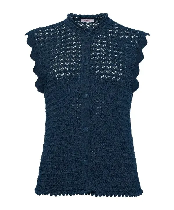 ERES Highneck Lace Top