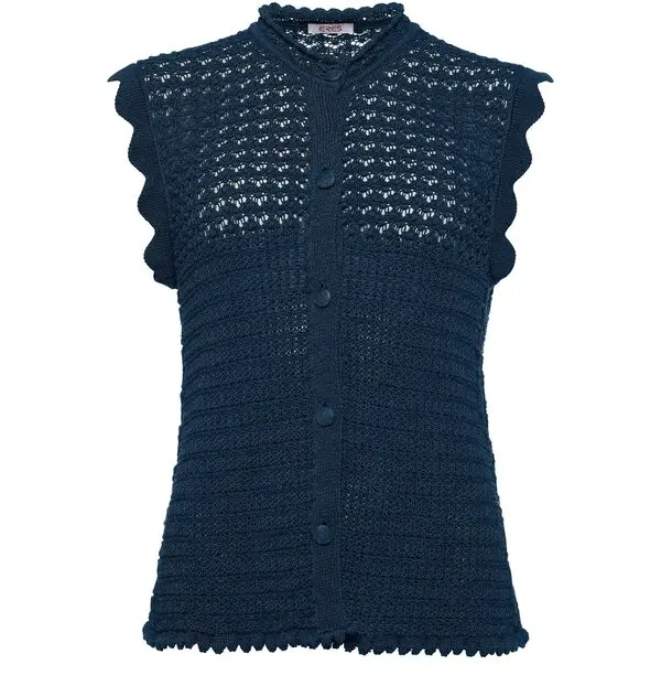 ERES Highneck Lace Top