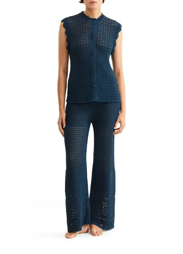 ERES Highneck Lace Top