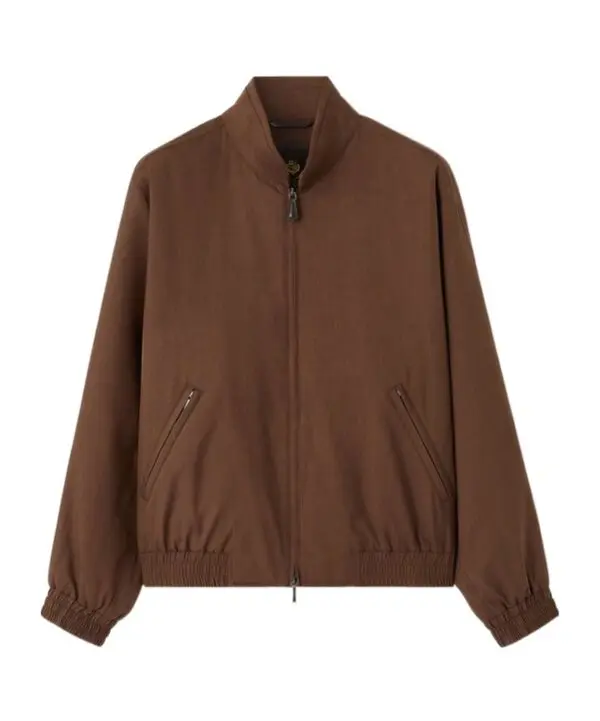 Loro Piana Kynan Bomber Jacket - Dark Licorice