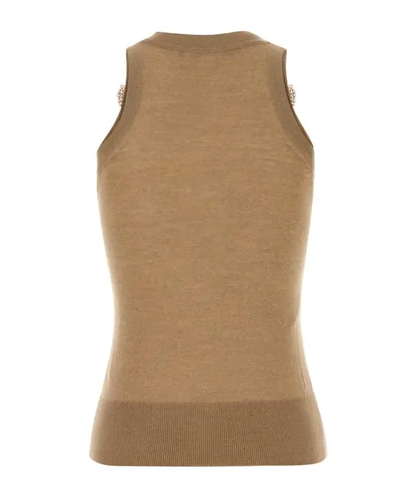 Ermanno Scervino Lace Trim Knitted Top